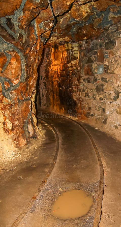 Interior of Old Mine and Machinery Stock Image - Image of building ...