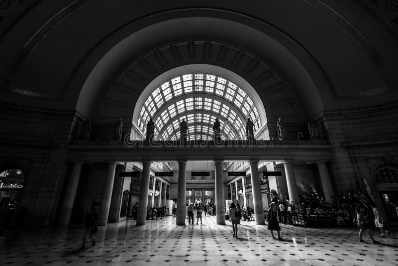 The Interior of Union Station in Washington, DC. Editorial Photo ...