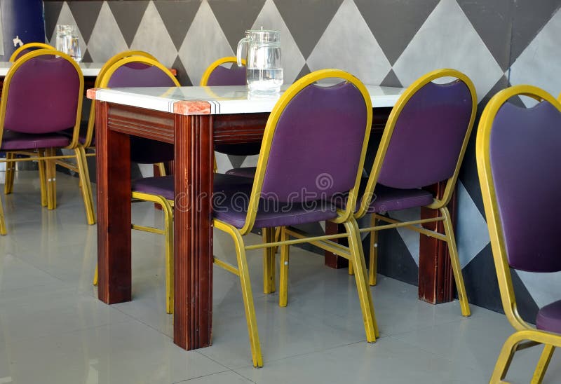 Interior of Usual Pakistani Restaurant Stock Photo - Image of carafe ...