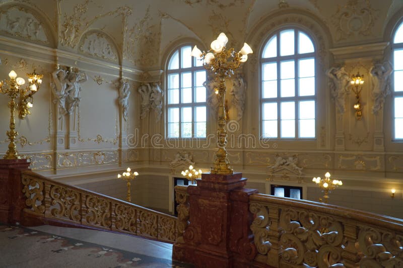 The Interior of a Very Beautiful Opera and Ballet Theater in Odessa ...