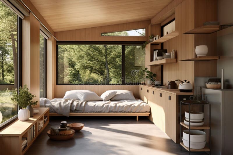 The Interior is Very Small and Has Lots of Windows To Take in Natural ...