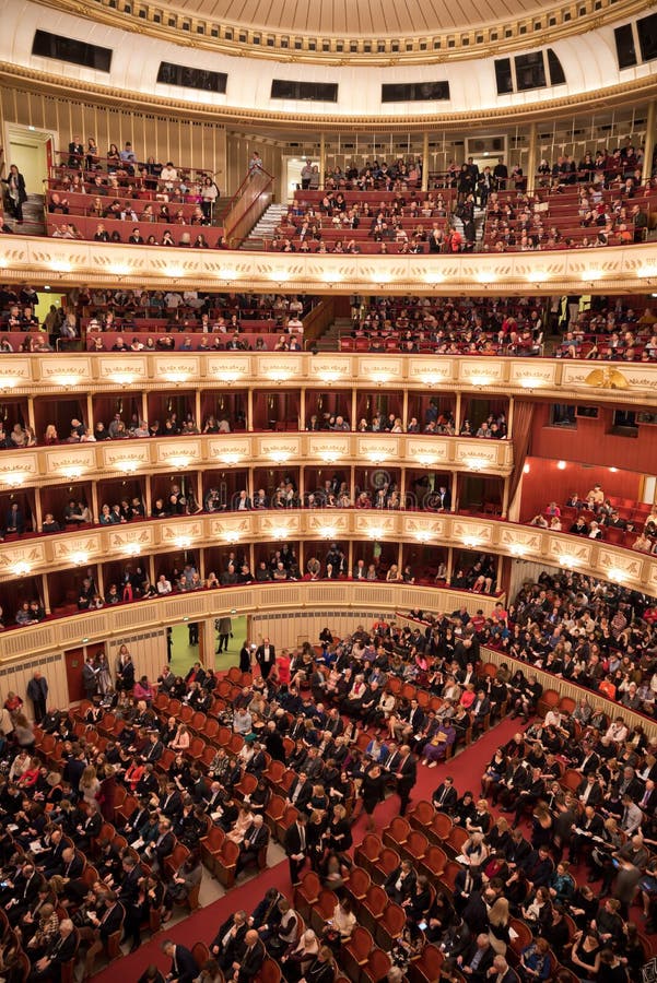 Wiener Staatsoper Auditorium Editorial Stock Image - Image of indoor ...