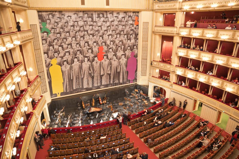 Wiener Staatsoper Auditorium Editorial Image - Image of attraction ...