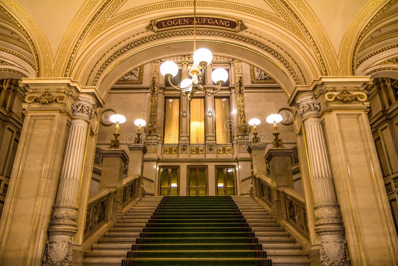 Interior of Opera State House, Vienna Editorial Stock Image - Image of ...