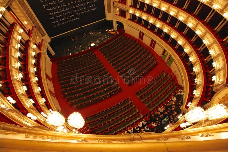 Interior of Vienna State Opera Editorial Photo - Image of architectural ...