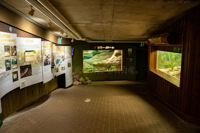 Interior View of the Americas Pavilion at the Toronto Zoo. Editorial ...