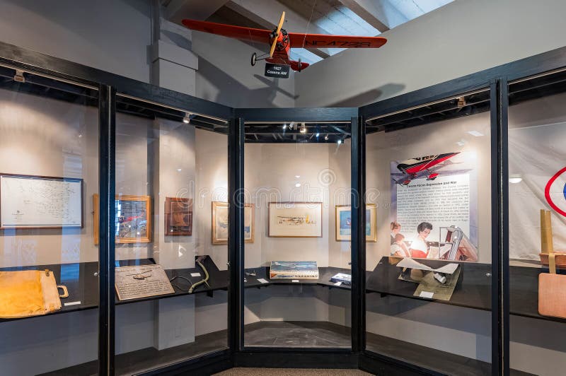 Interior View of the Aviation Museum Editorial Photo - Image of wichita ...