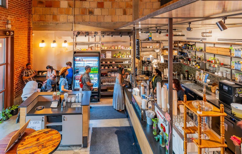 Interior View of the Avoca Coffee Roasters Editorial Image - Image of ...