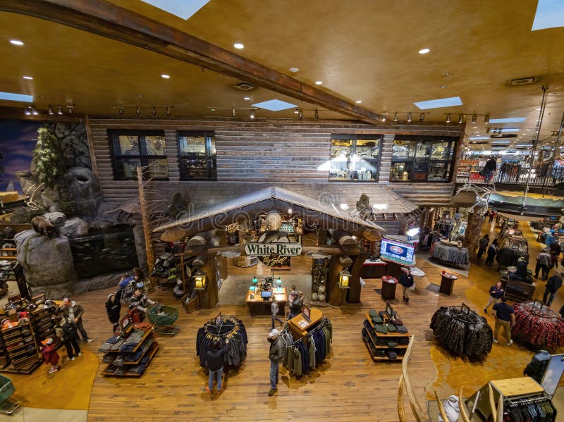 Interior View of the Bass Pro Shops Editorial Photography - Image of ...