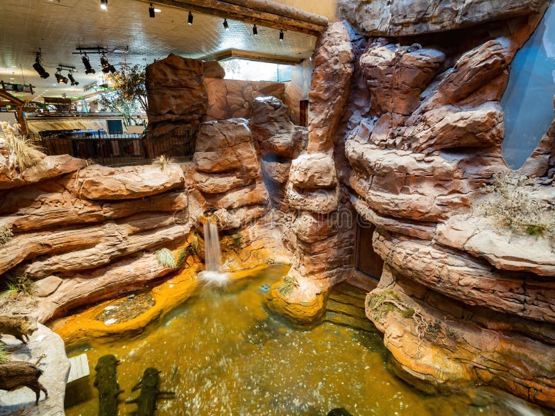 Interior View of the Bass Pro Shops Editorial Photo - Image of business ...