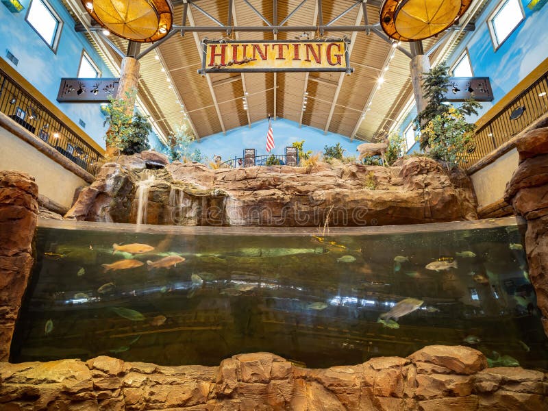Interior View of the Bass Pro Shops Editorial Photo - Image of business ...