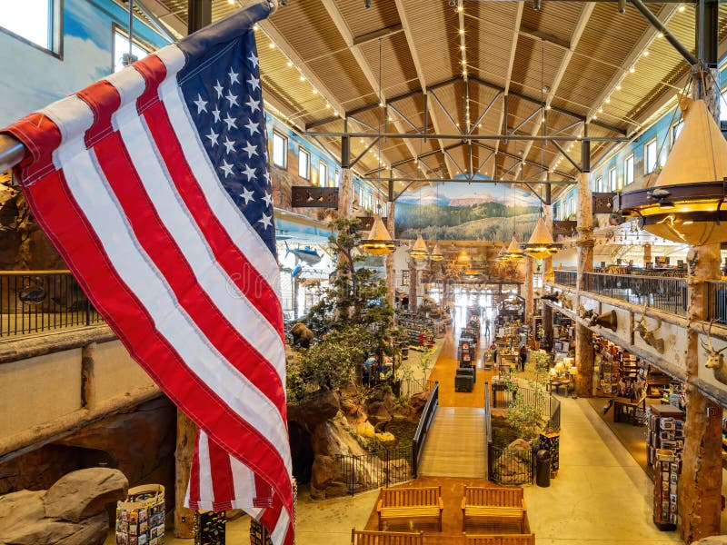 Interior View of the Bass Pro Shops Editorial Photography - Image of ...