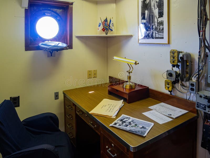Interior View of the Battleship USS Iowa Editorial Stock Image - Image ...