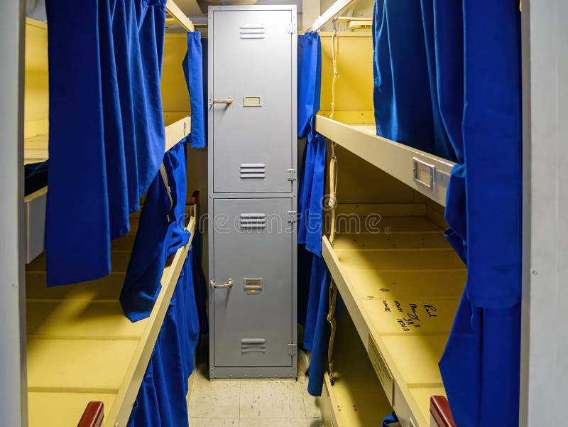 Interior View of the Battleship USS Iowa Editorial Photo - Image of ...
