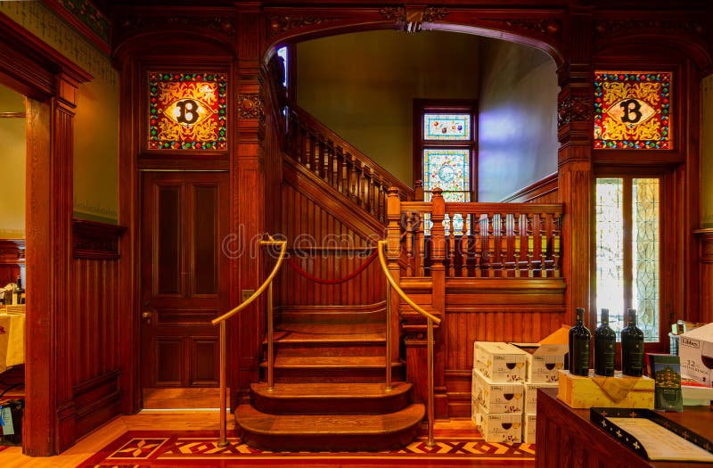 Interior View of the Beringer Vineyards Editorial Stock Photo - Image ...