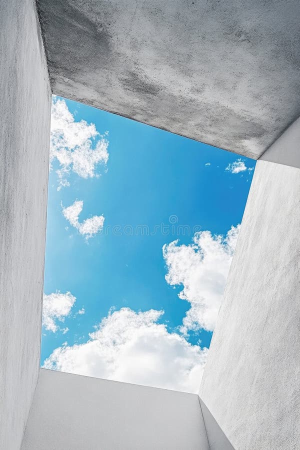 Interior View Building Showing Section Sky Window Stock Photos - Free ...