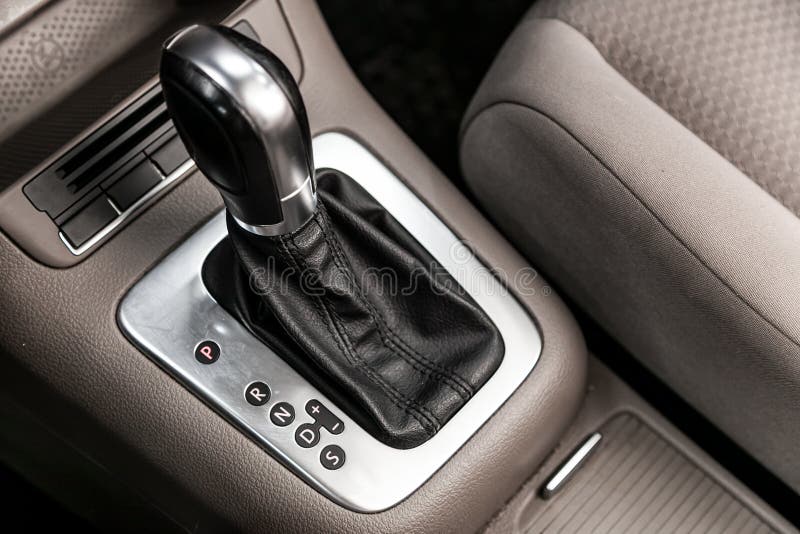 Interior View Of Car With Black Salon Stock Image - Image of driver ...