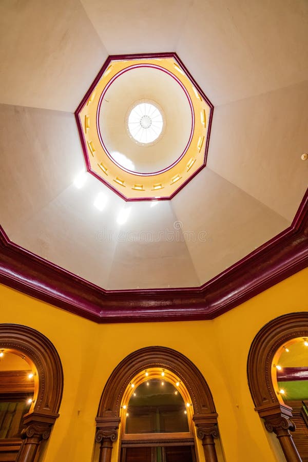 Carnegie Library, Howell Michigan Stock Image - Image of color, stone ...
