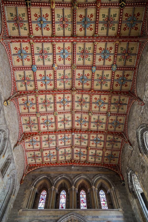Interior View of the Cathedral at St David`s in Pembrokeshire on ...