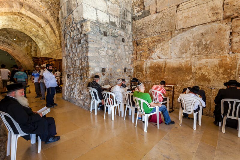 Interior View of Cave Synagogue in Jerusalem. Editorial Image - Image ...