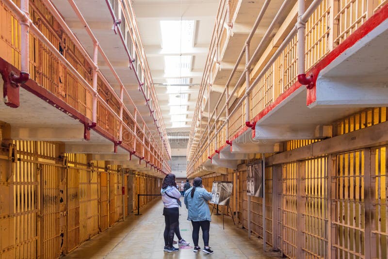 Interior View of the Cell House of Alcatraz Island Editorial Photo ...