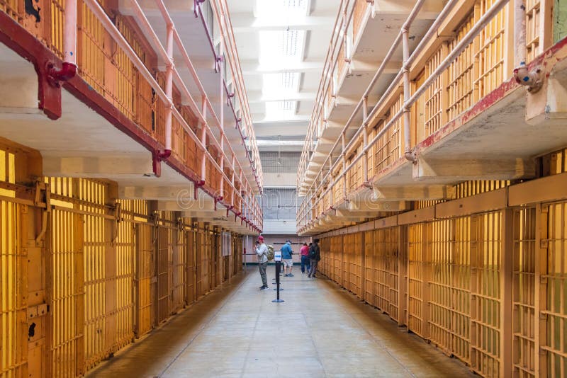 Interior View of the Cell House of Alcatraz Island Editorial Image ...