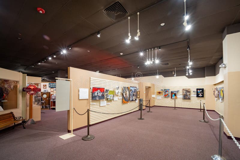 Interior View of the Clark County Museum Editorial Stock Image - Image ...