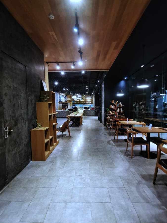 Interior View of a Coffee Shop in Wuhan City Editorial Image - Image of ...