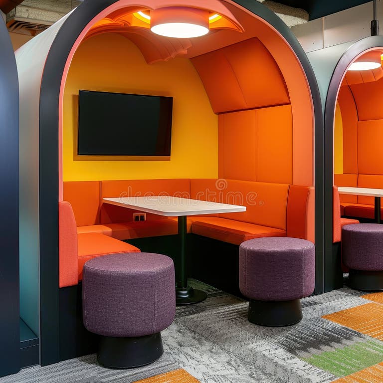 Interior View of Collaborative Workspaces Designed for Teamwork ...