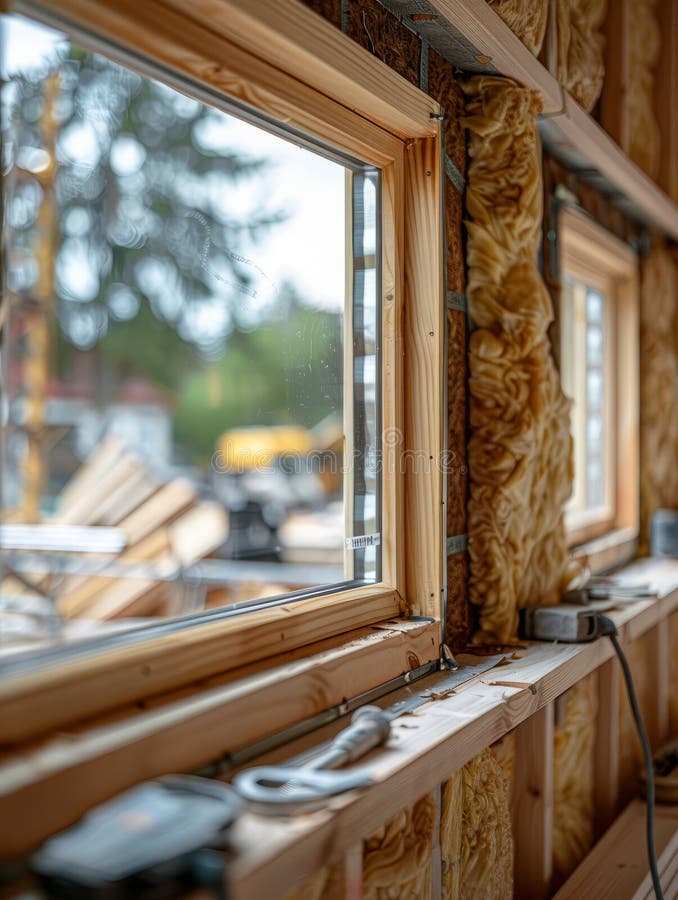 Interior View Construction Site Windows Insulation Stock Photos - Free ...