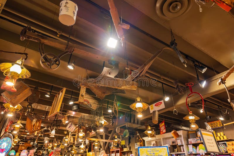 Interior View of the Cracker Barrel Old Country Store Editorial Stock ...