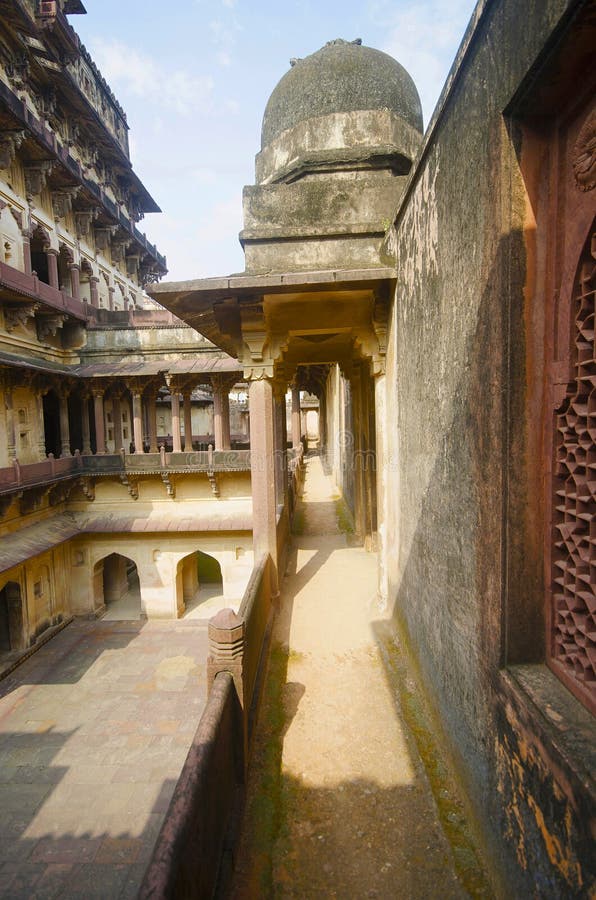 Interior View of Datia Palace. Also Known As Bir Singh Palace or Bir ...