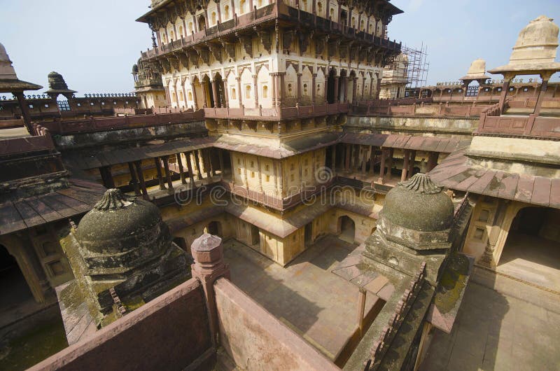 Interior View of Datia Palace. Also Known As Bir Singh Palace or Bir ...