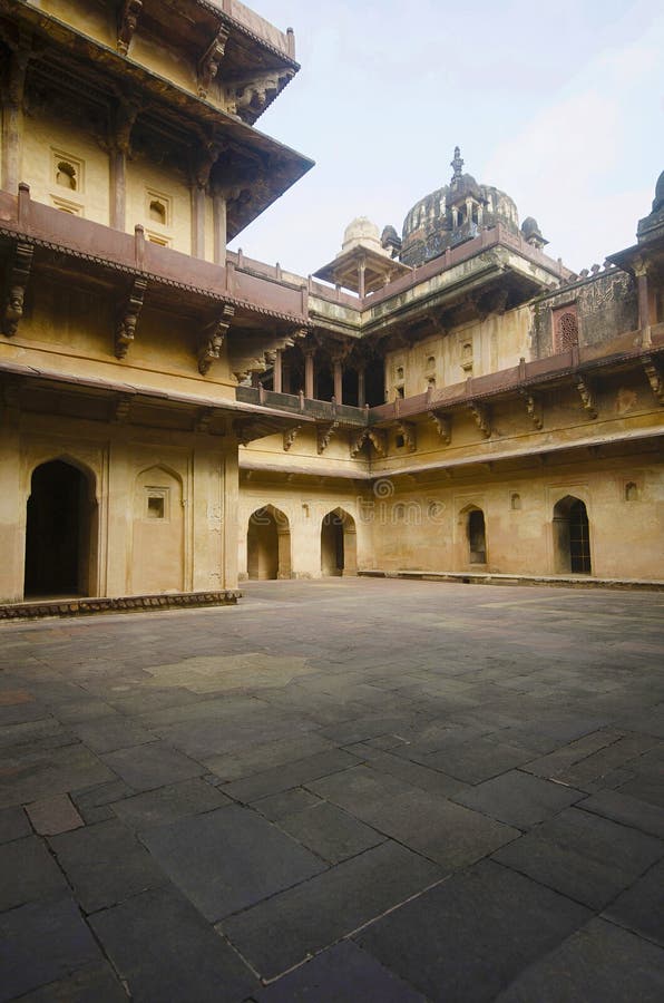Interior View of Datia Palace. Also Known As Bir Singh Palace or Bir ...