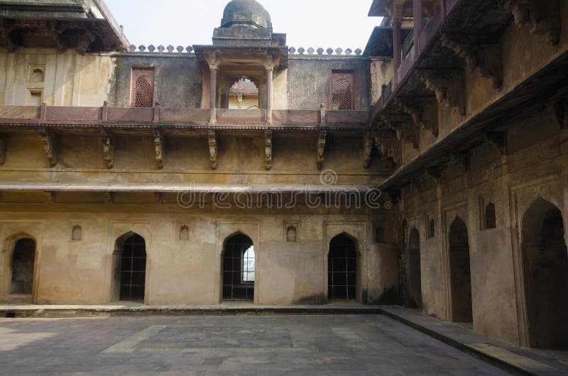 Interior View of Datia Palace. Also Known As Bir Singh Palace or Bir ...