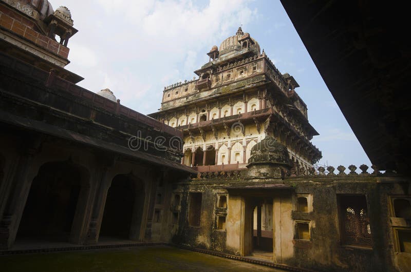 Interior View of Datia Palace. Also Known As Bir Singh Palace or Bir ...