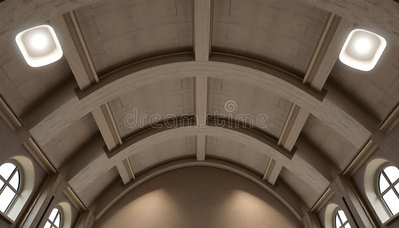 Dome Ceiling Interior View, Architectural Detail, Ornate Design ...