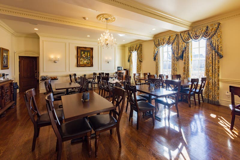 Interior View of the Dominion House Stock Image - Image of lamp ...