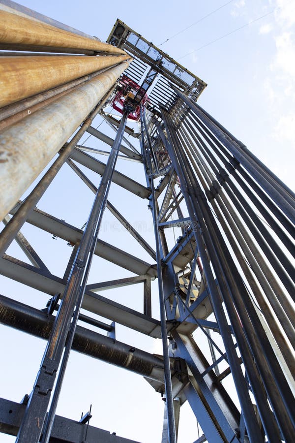 Interior View of Drilling Rig Used in Oil Industry Stock Image - Image ...