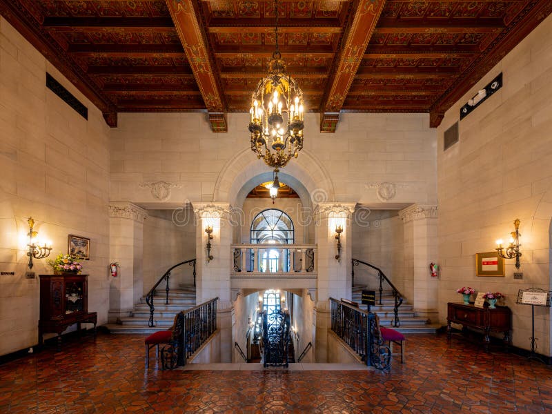 Interior view of the E. W editorial stock image. Image of indoor ...