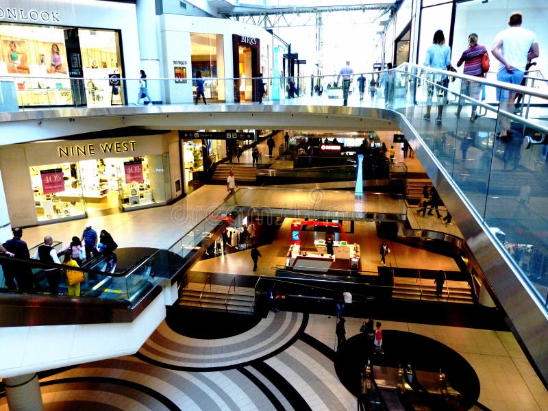 Eaton Mall Toronto. Shopping Center Editorial Stock Image - Image of ...