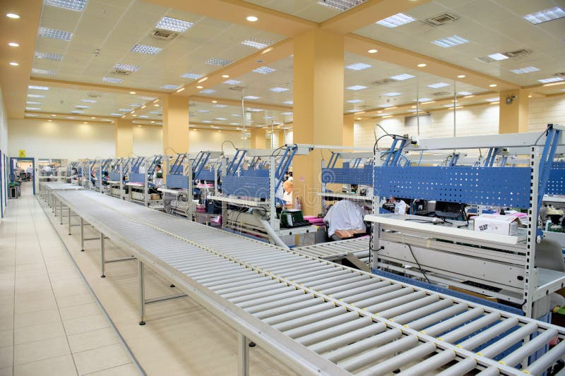 Electronics Factory Workplace Editorial Stock Photo - Image of steam ...