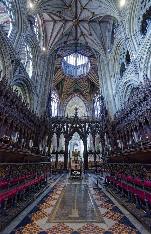 Ely Cathedral Octagon Tower Editorial Photo - Image of nave, arched ...