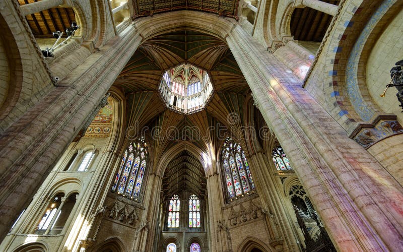 Ely Cathedral Octagon Tower Editorial Photo - Image of building, inside ...