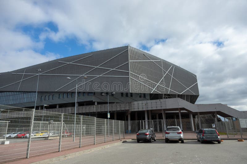 Interior View of the Empty ARENA LVIV STADIUM Editorial Stock Image ...