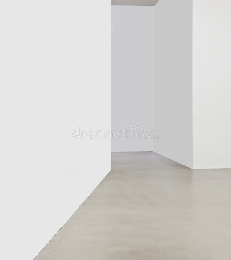 An Interior View of an Empty Art Gallery Stock Photo - Image of ...