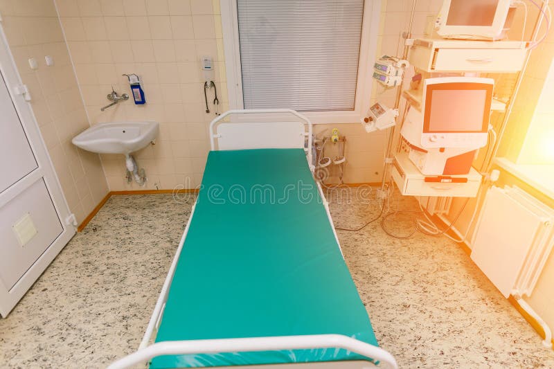 Interior View of an Empty Operating Room with New Interior and ...