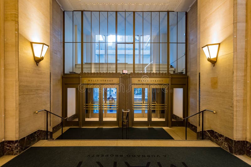 Interior View of the Entrance of the Merchandise Mart Editorial Image ...