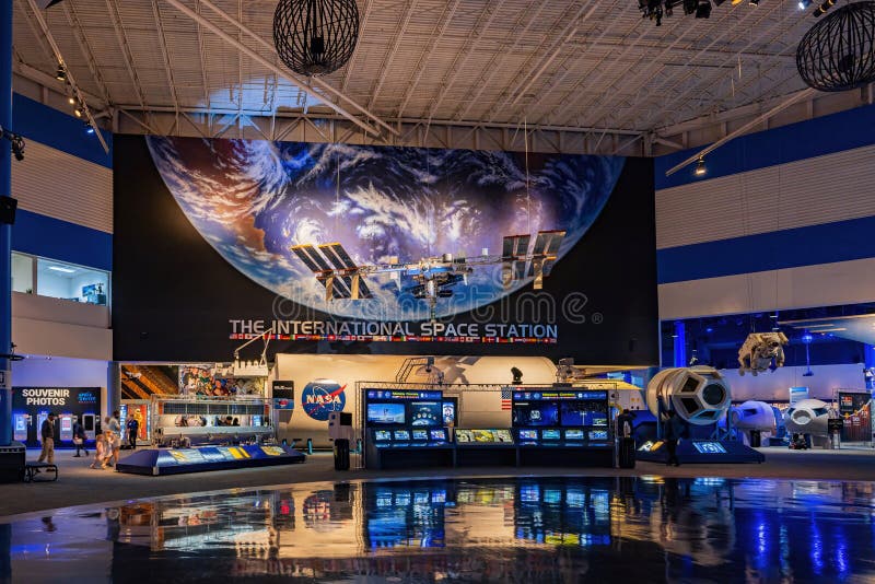 Interior View Exhibition of Space Center Houston Editorial Photo ...