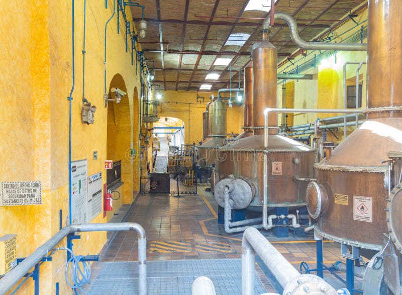Interior View of the Fabrica La Rojena Distillery Editorial Stock Photo ...